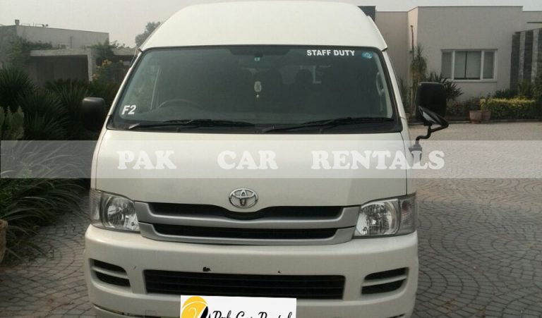 Toyota Hiace Grand Cabin For Tours in All over Pakistan - Pak Car Rentals